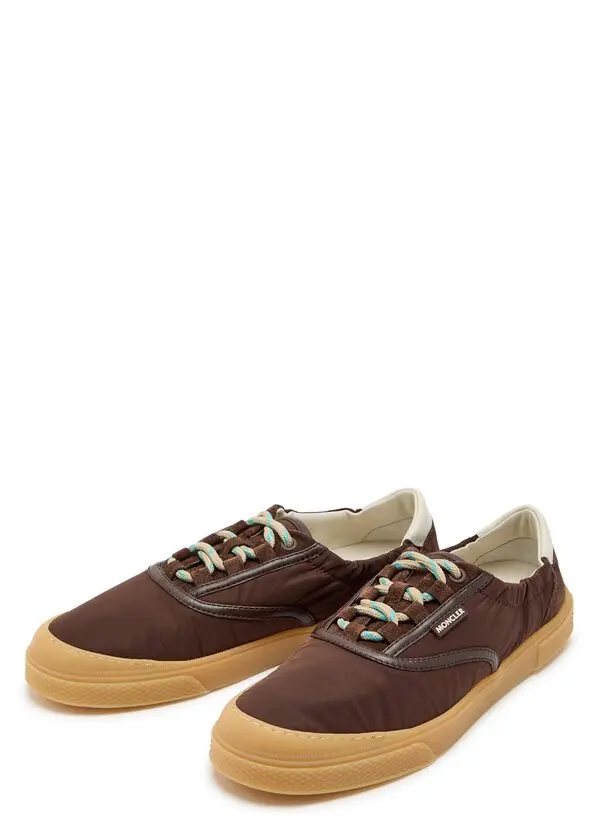 Moncler Vera Panelled Nylon Sneakers - Nude