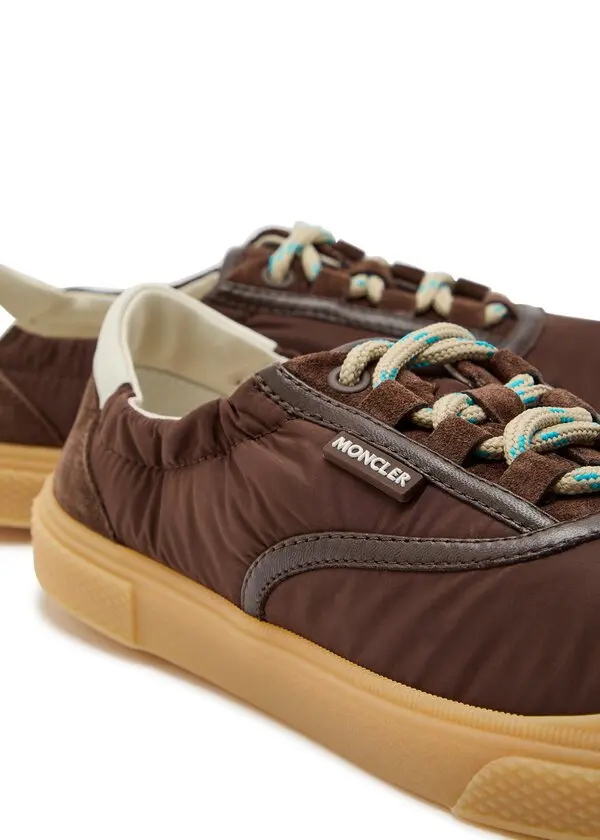Moncler Vera Panelled Nylon Sneakers - Nude