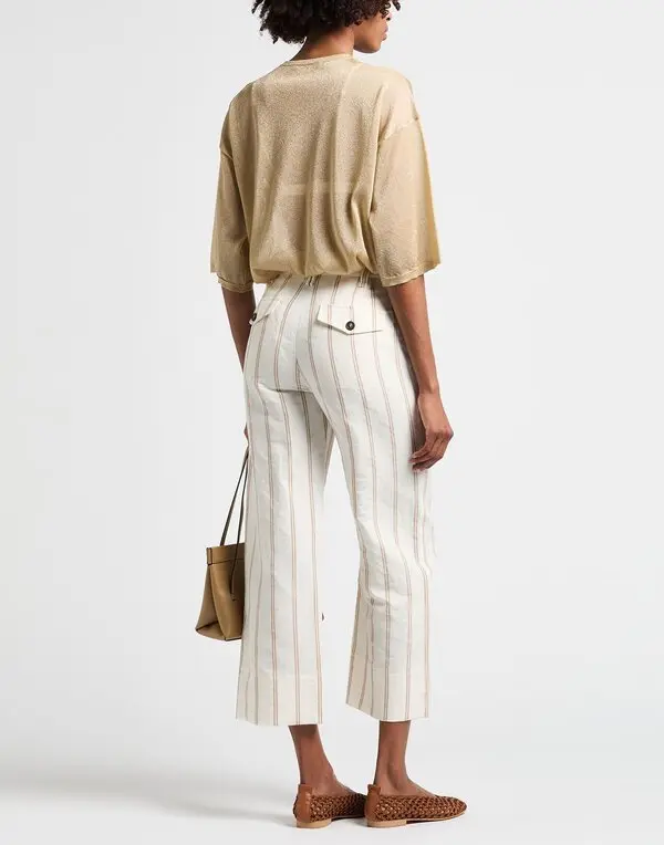 Brunello Cucinelli Striped Tailored Trousers
