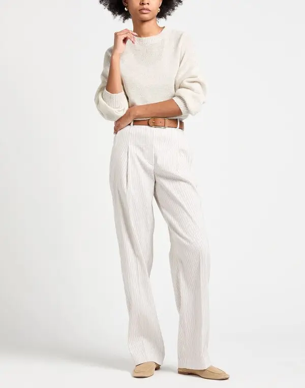 Brunello Cucinelli Striped Straight-leg Trousers