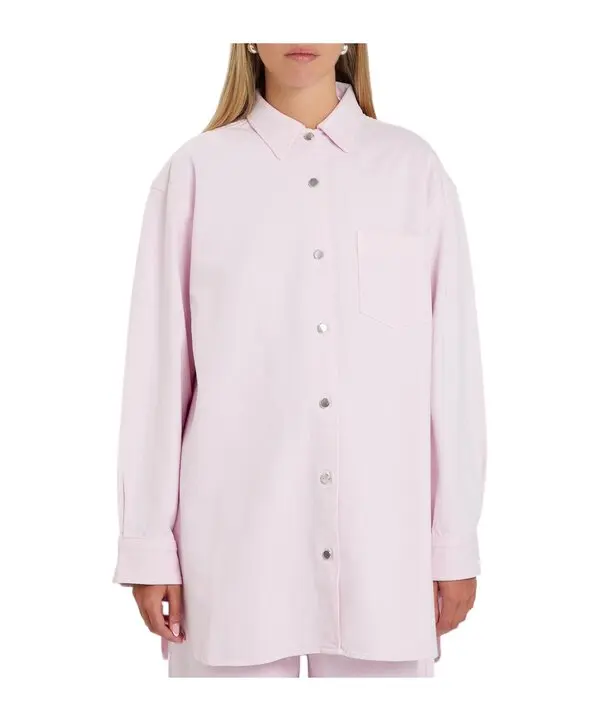AGOLDE Solid-colour Denim Shirt
