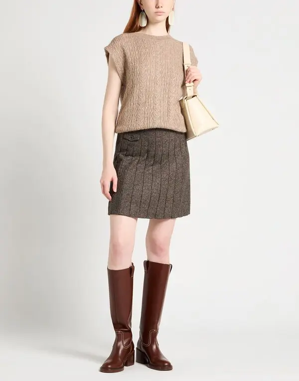 Brunello Cucinelli Solid Color Metallic Knit Short-sleeve T-shirt