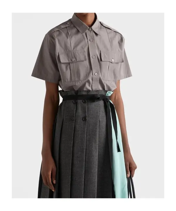 Prada Short-sleeved Utility Shirt