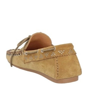 Isabel Marant Étoile Suede Loafers With Stud Embellishments And Bow Detail