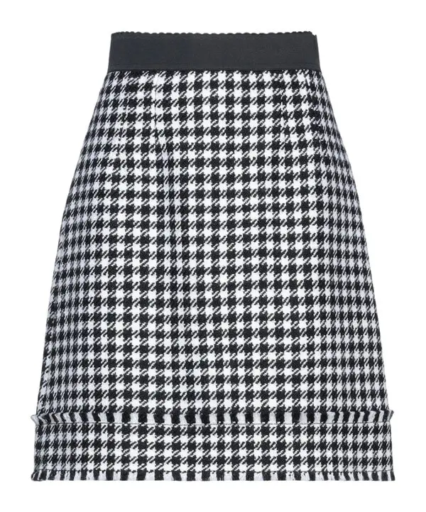Dolce & Gabbana Houndstooth Mini Skirt