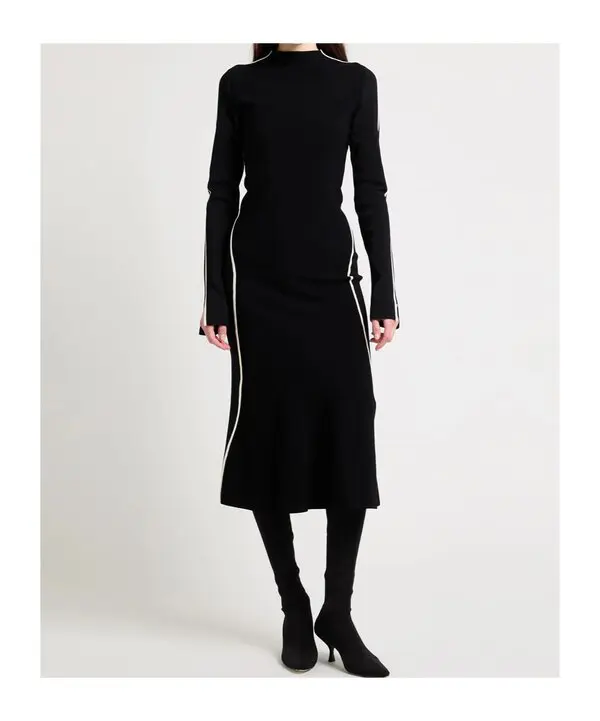 Sportmax Knitted Long Sleeve Dress