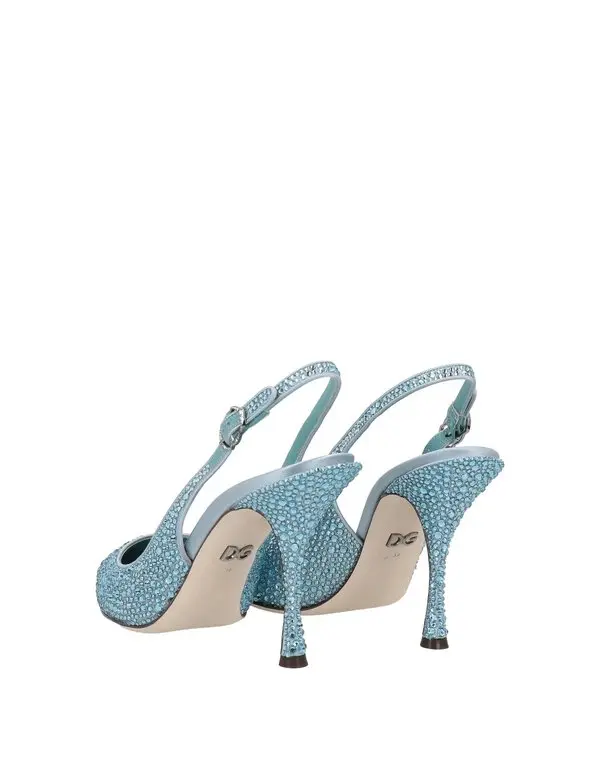 Dolce & Gabbana Rhinestone Embellished Slingback Pumps