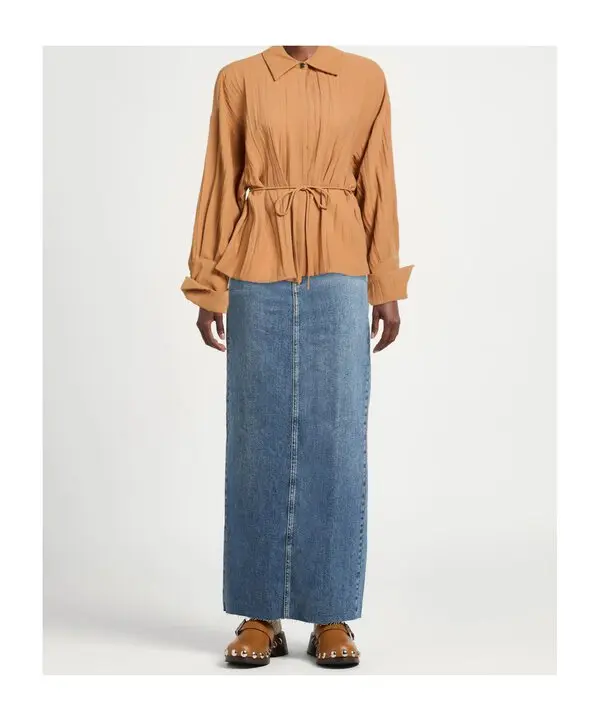 MAXCO. Solid Colour Shirts Blouses