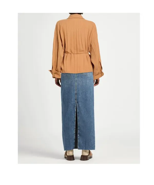 MAXCO. Solid Colour Shirts Blouses
