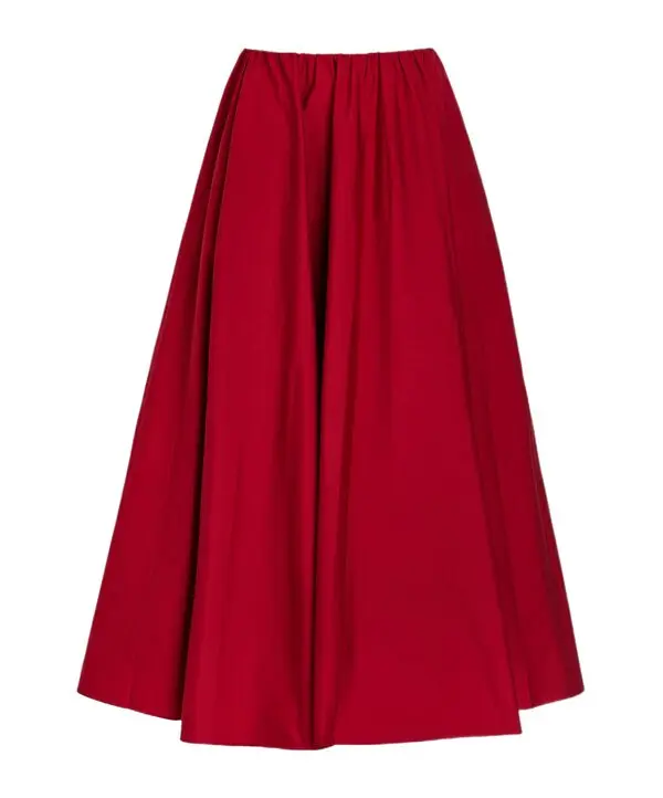 Staud Versatile Minimalist Midi Skirt