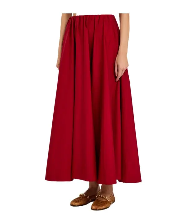 Staud Versatile Minimalist Midi Skirt