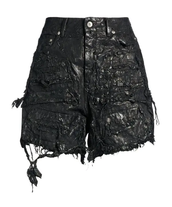 Rick Owens Denim Shorts - Black
