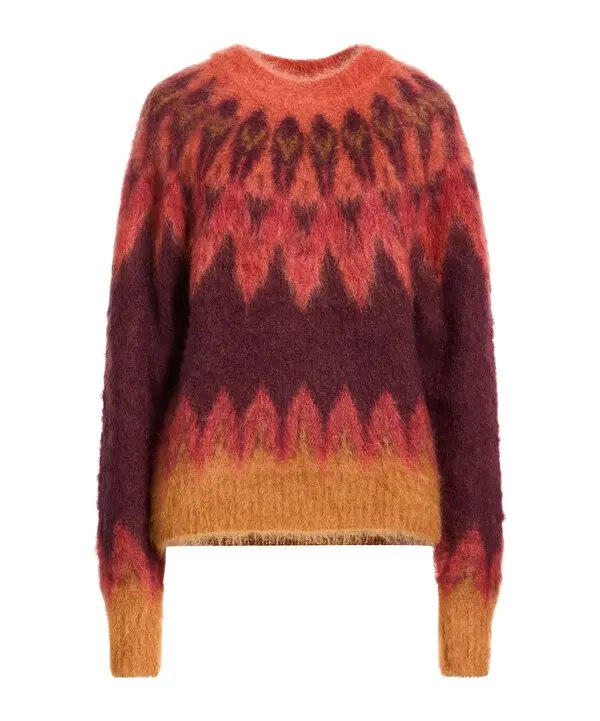 Isabel Marant Étoile Multicolor Long Sleeve Brushed Top