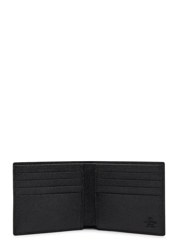Valentino Garavani Vlogo Grained Leather Wallet