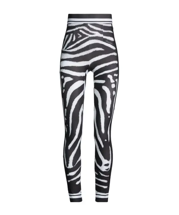 Dolce & Gabbana Zebra Print Stretch Leggings