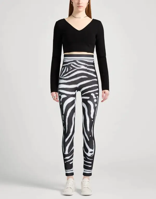 Dolce & Gabbana Zebra Print Stretch Leggings