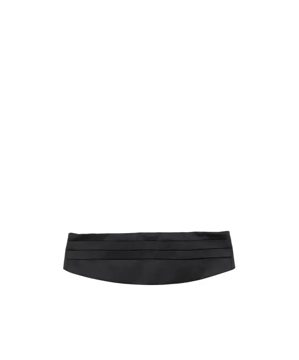 Dolce & Gabbana Satin Belt - Black