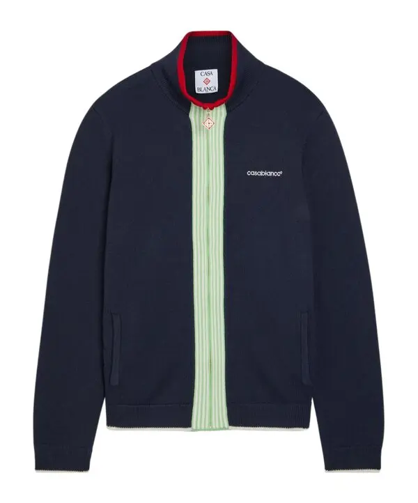 Casablanca High-neck Zip-up Track Jacket