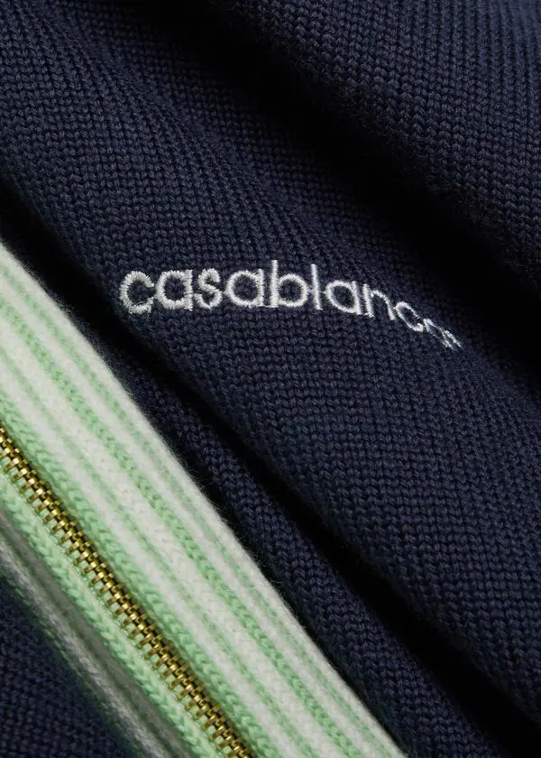 Casablanca High-neck Zip-up Track Jacket