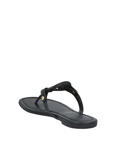 Tory Burch Patent Leather Flip-flop Sandals - Black