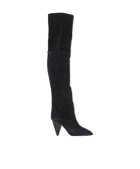 Isabel Marant Étoile Over-the-knee Suede Boots - Black