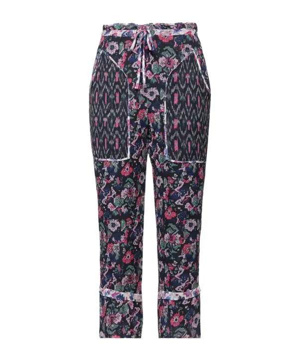 Isabel Marant Étoile Floral-print Crepe Drawstring Trousers