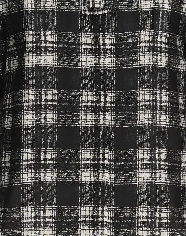 Saint Laurent Plaid Long Sleeve Shirt