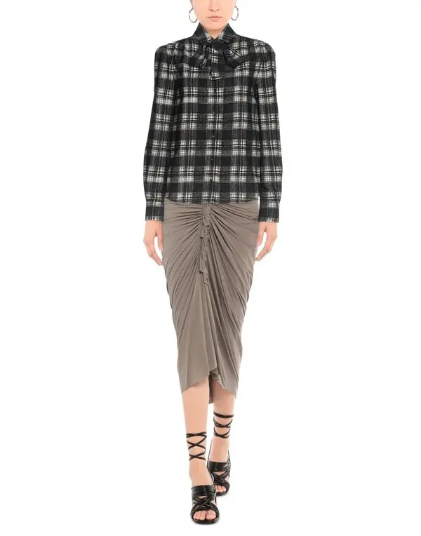Saint Laurent Plaid Long Sleeve Shirt