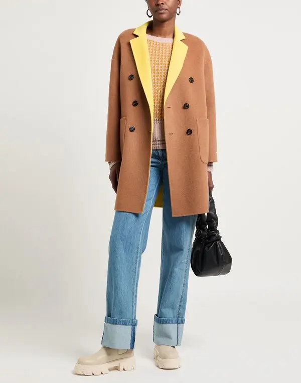 MAXCO. Max&co. Long-sleeved Reversible Double-breasted Coat