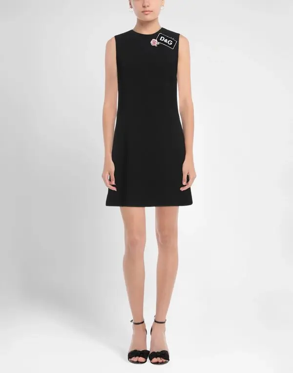 Dolce & Gabbana Sleeveless Appliqué Patchwork Dress
