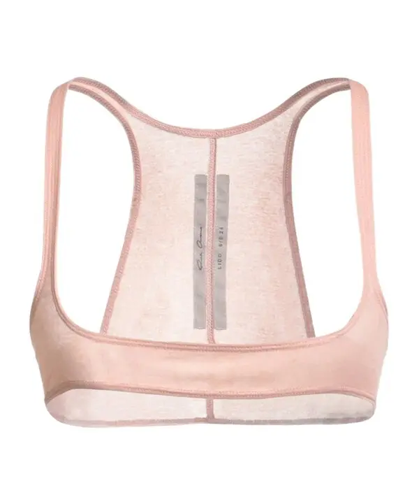 Rick Owens Sleeveless Solid Color Cropped Top