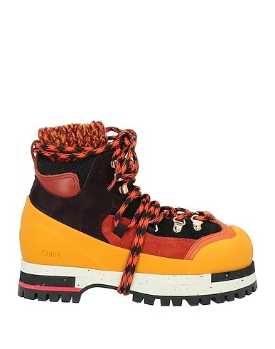 Chloé Multi-color Suede Hiking Boots - Multicolor