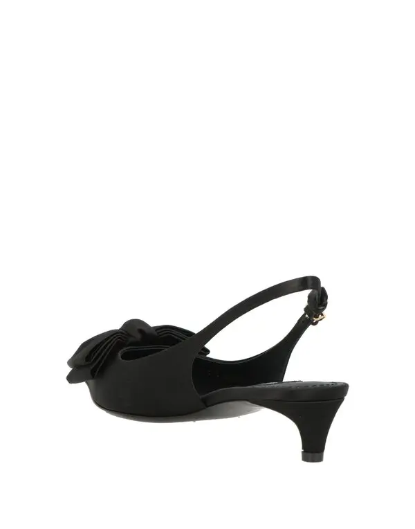 Dolce & Gabbana Bow Slingback Pumps - Black