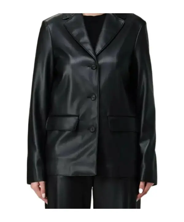 Max Mara Long-sleeved Button-up Jacket