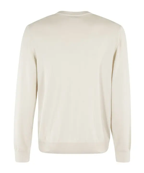 Hugo Boss Logo-embroidered Crewneck Jumper