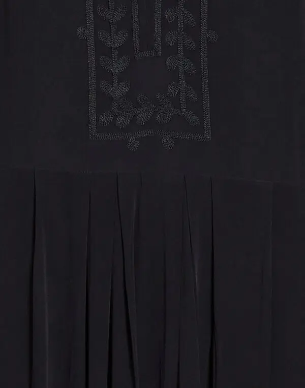Isabel Marant Étoile Flared Long Sleeve Maxi Dress With Appliqués