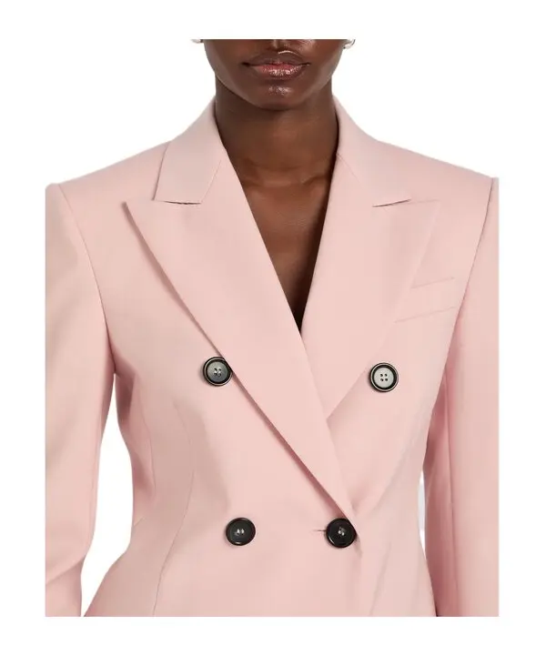 Sportmax Double-breasted Wool Blazer