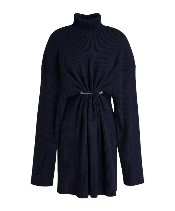 Balenciaga Minimalist Solid Color Dress