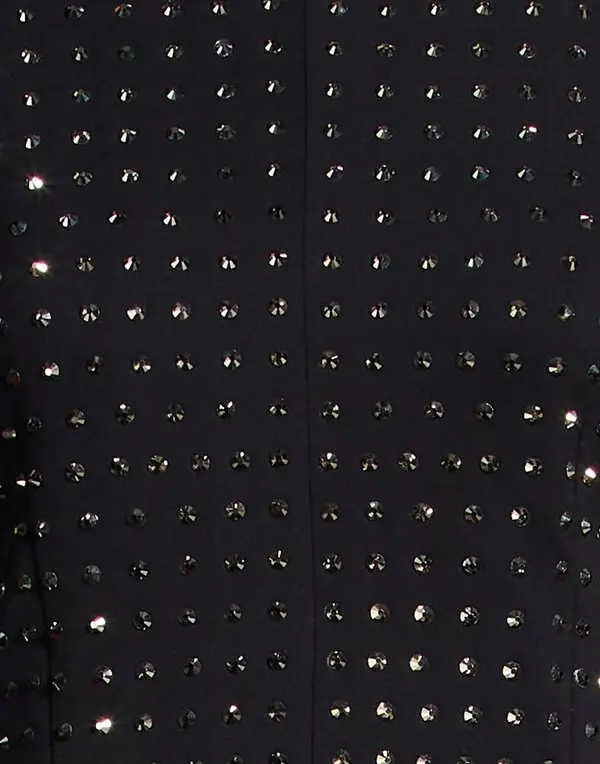 Sportmax Rhinestone Embellished Mini Dress