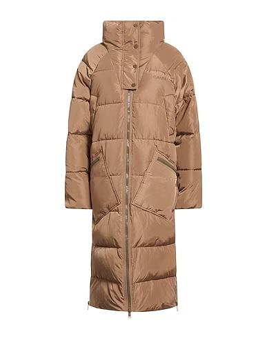 GANNI Thick Down Coat - Brown