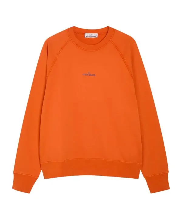 Stone Island Printed Cotton Sweatshirt