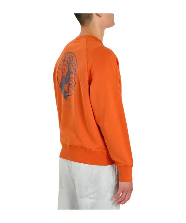 Stone Island Printed Cotton Sweatshirt