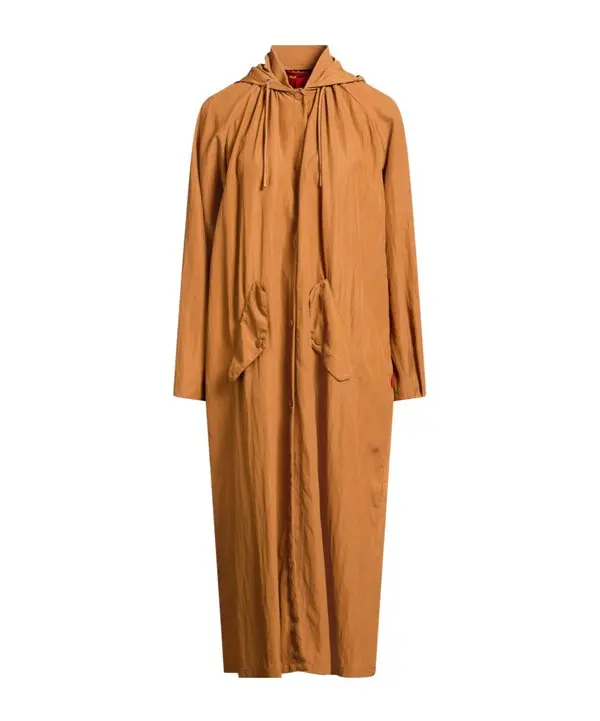 MAXCO. Solid Color Hooded Coat