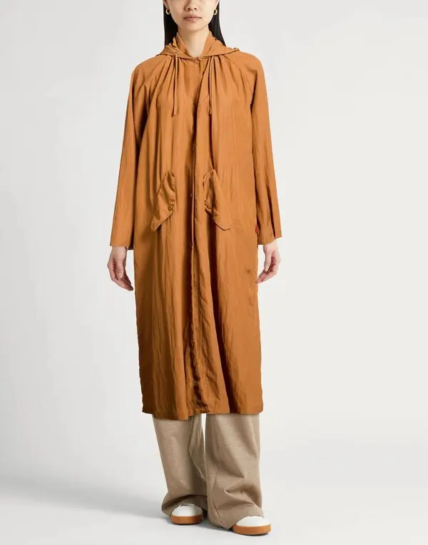MAXCO. Solid Color Hooded Coat