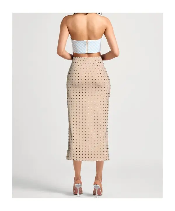 Sportmax Crystal Embellished Skirt