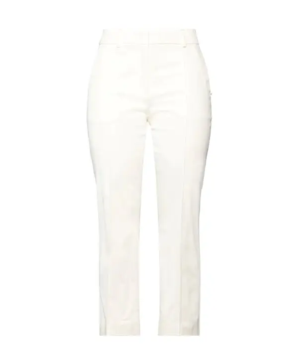 Sportmax Straight-leg Gabardine Trousers - White
