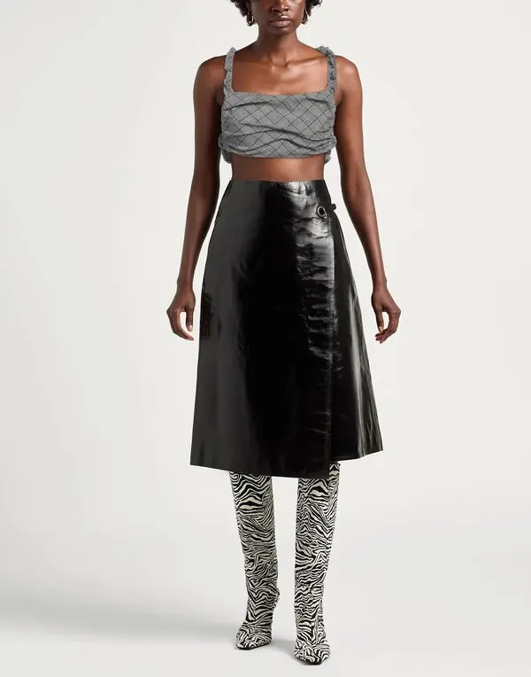 GANNI Wales Check Crop Top