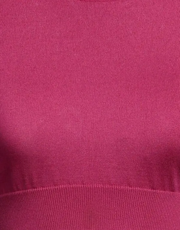 Dolce & Gabbana Ribbed High Neck Short Sleeve Top