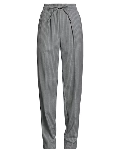 Isabel Marant Étoile Striped Tapered Flannel Trousers - Gray