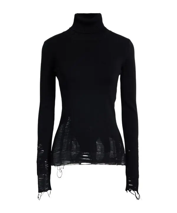 MAISON MARGIELA Minimalist Solid Color Knit Turtleneck